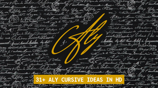 ALY in Cursive ⚡ | 100+ Signature Ideas 2025