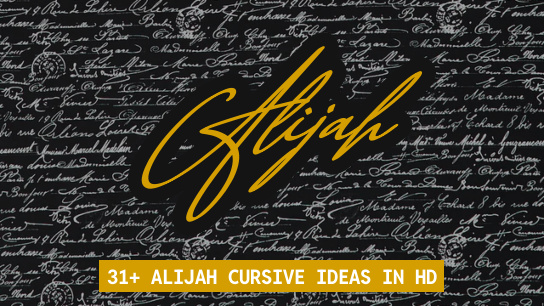 Alijah in Cursive ⚡ | 100+ Signature Ideas 2025