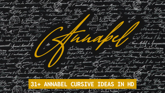 Annabel in Cursive ⚡ | 100+ Signature Ideas 2025
