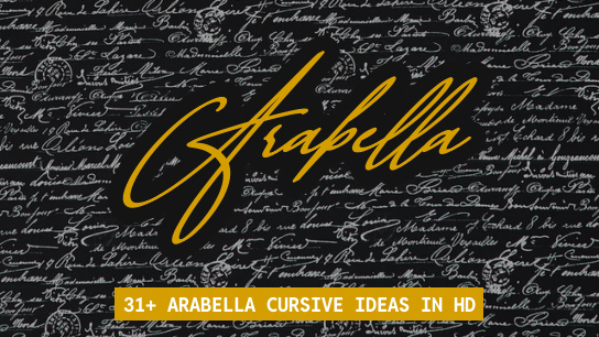 Arabella in Cursive ⚡ | 100+ Signature Ideas 2025