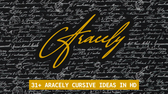 Aracely in Cursive ⚡ | 100+ Signature Ideas 2025