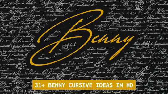 Benny in Cursive ⚡ | 100+ Signature Ideas 2025