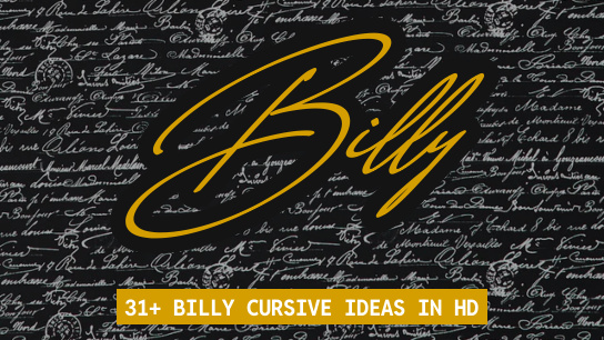Billy in Cursive ⚡ | 100+ Signature Ideas 2025