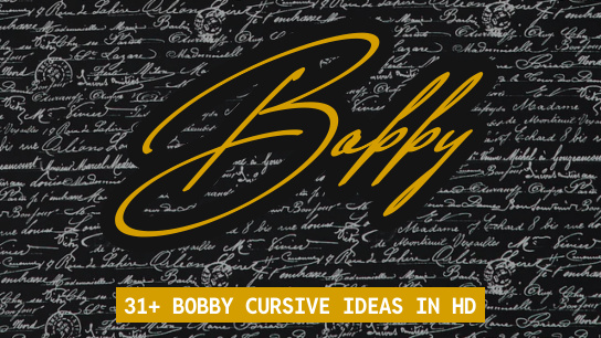 Bobby in Cursive ⚡ | 100+ Signature Ideas 2025