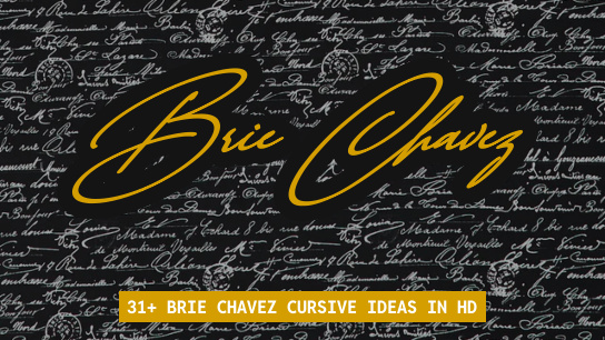 Brie Chavez in Cursive ⚡ | 100+ Signature Ideas 2025