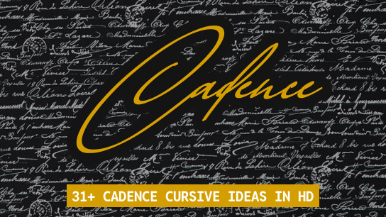 Cadence in Cursive ⚡ | 100+ Signature Ideas 2025