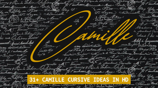 Camille in Cursive ⚡ | 100+ Signature Ideas 2026