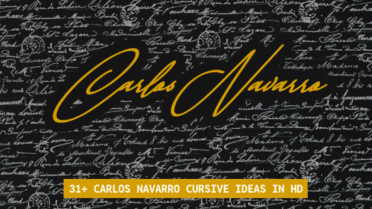 Carlos Navarro in Cursive ⚡ | 100+ Signature Ideas 2025