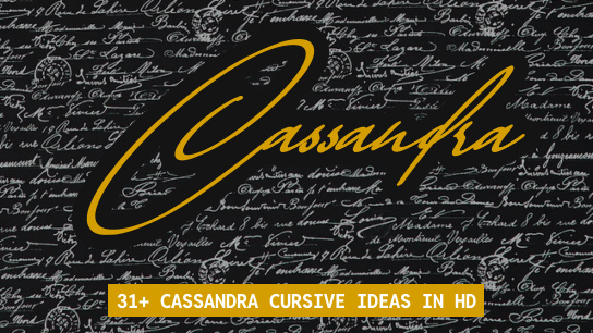 Cassandra in Cursive ⚡ | 100+ Signature Ideas 2025