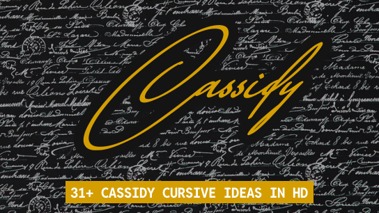 Cassidy in Cursive ⚡ | 100+ Signature Ideas 2026