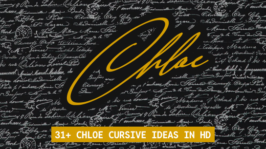 Chloe in Cursive ⚡ | 100+ Signature Ideas 2025