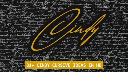 Cindy in Cursive ⚡ | 100+ Signature Ideas 2025