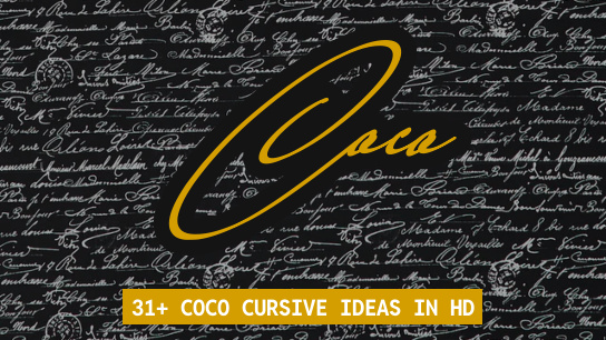 Coco in Cursive ⚡ | 100+ Signature Ideas 2025