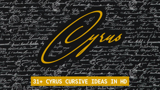 Cyrus in Cursive ⚡ | 100+ Signature Ideas 2025