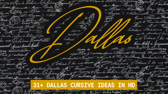 Dallas in Cursive ⚡ | 100+ Signature Ideas 2025