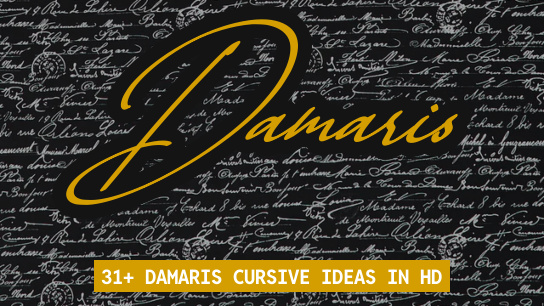 Damaris in Cursive ⚡ | 100+ Signature Ideas 2025