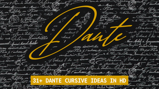 Dante in Cursive ⚡ | 100+ Signature Ideas 2026
