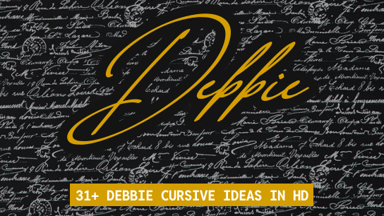 Debbie in Cursive ⚡ | 100+ Signature Ideas 2025