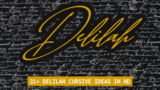 Delilah in Cursive ⚡ | 100+ Signature Ideas 2025