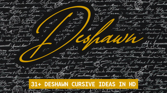 Deshawn in Cursive ⚡ | 100+ Signature Ideas 2025