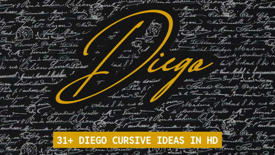 Diego in Cursive ⚡ | 100+ Signature Ideas 2025