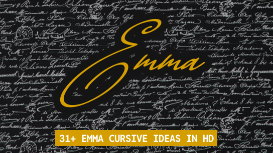 Emma in Cursive ⚡ | 100+ Signature Ideas 2025