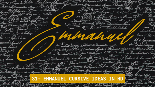 Emmanuel in Cursive ⚡ | 100+ Signature Ideas 2025