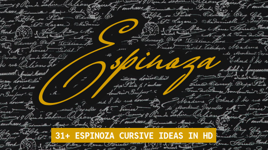 Espinoza in Cursive ⚡ | 100+ Signature Ideas 2026