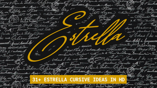 Estrella in Cursive ⚡ | 100+ Signature Ideas 2025