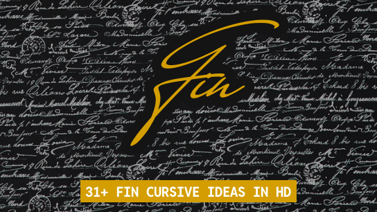 FIN in Cursive ⚡ | 100+ Signature Ideas 2025