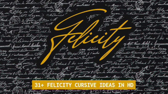 Felicity in Cursive ⚡ | 100+ Signature Ideas 2025