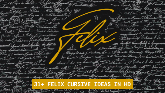 Felix in Cursive ⚡ | 100+ Signature Ideas 2025