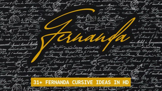 Fernanda in Cursive ⚡ | 100+ Signature Ideas 2025