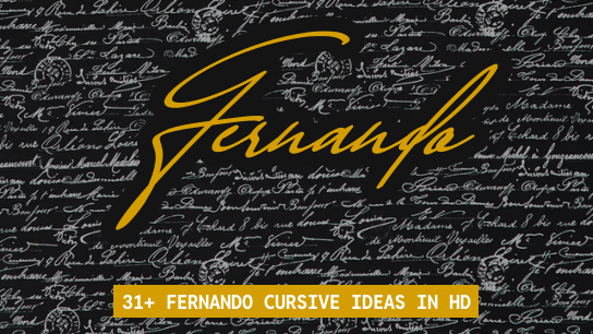 Fernando in Cursive ⚡ | 100+ Signature Ideas 2025
