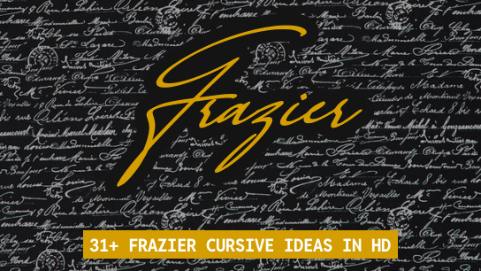 Frazier in Cursive ⚡ | 100+ Signature Ideas 2025