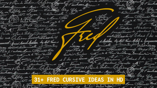 Fred in Cursive ⚡ | 100+ Signature Ideas 2025