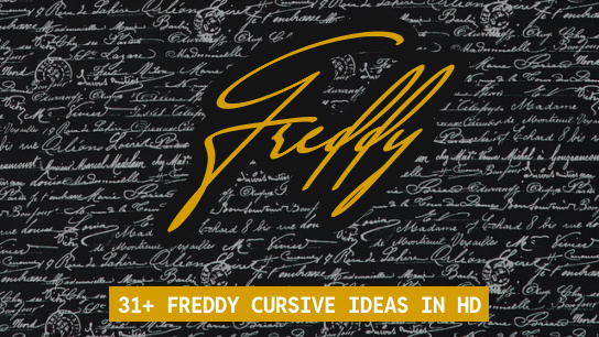 Freddy in Cursive ⚡ | 100+ Signature Ideas 2025