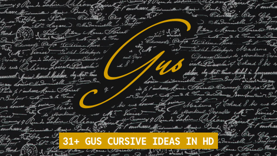 GUS in Cursive ⚡ | 100+ Signature Ideas 2025