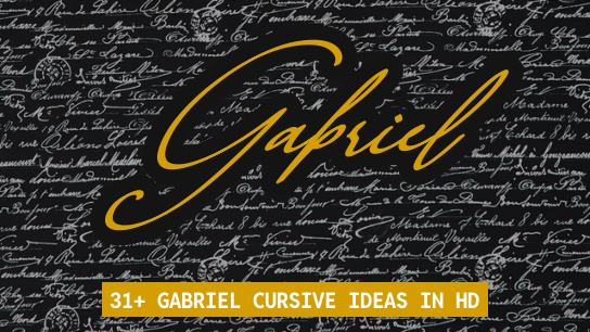 Gabriel in Cursive ⚡ | 100+ Signature Ideas 2025
