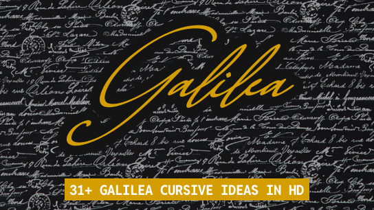 Galilea in Cursive ⚡ | 100+ Signature Ideas 2025