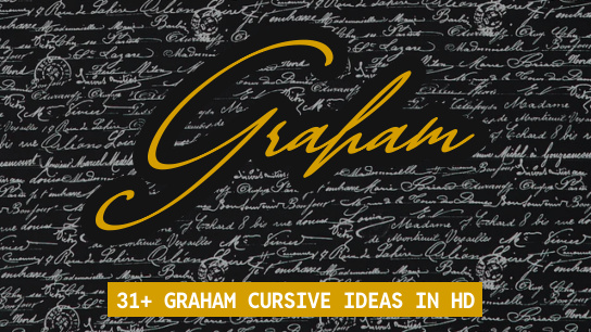 Graham in Cursive ⚡ | 100+ Signature Ideas 2025