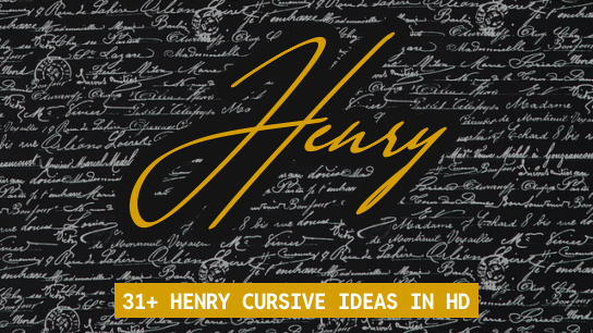 Henry in Cursive ⚡ | 100+ Signature Ideas 2025