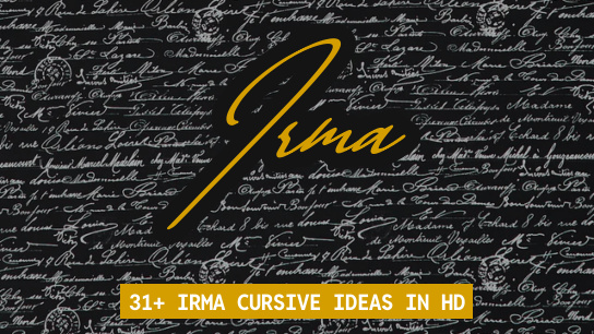 Irma in Cursive ⚡ | 100+ Signature Ideas 2025