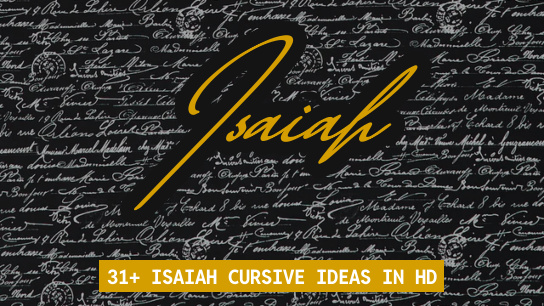 Isaiah in Cursive ⚡ | 100+ Signature Ideas 2025
