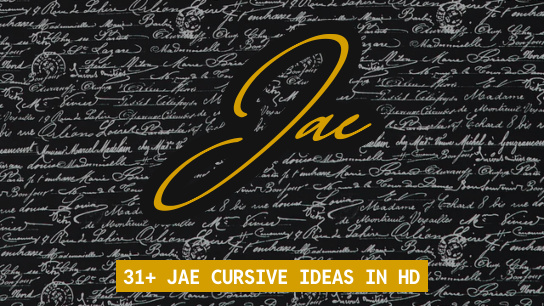 JAE in Cursive ⚡ | 100+ Signature Ideas 2025
