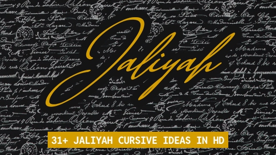 Jaliyah in Cursive ⚡ | 100+ Signature Ideas 2025