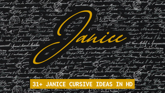 Janice in Cursive ⚡ | 100+ Signature Ideas 2025