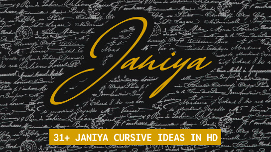 Janiya in Cursive ⚡ | 100+ Signature Ideas 2025