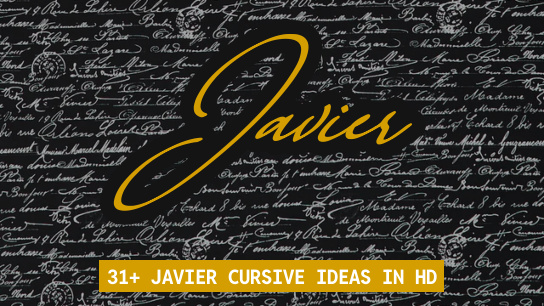 Javier in Cursive ⚡ | 100+ Signature Ideas 2025