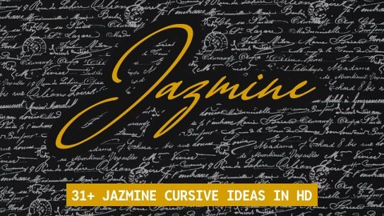Jazmine in Cursive ⚡ | 100+ Signature Ideas 2025